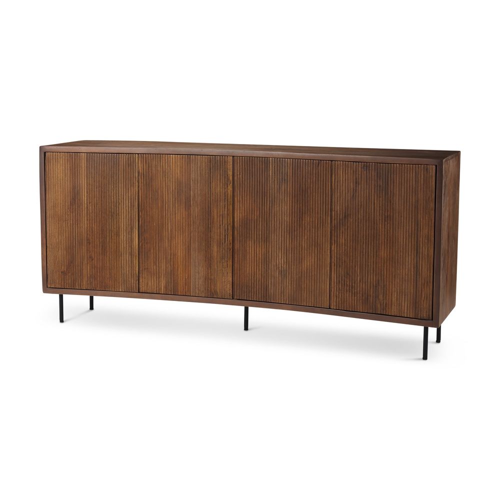 Dimitri Medium Brown Wood Sideboard – France & Son