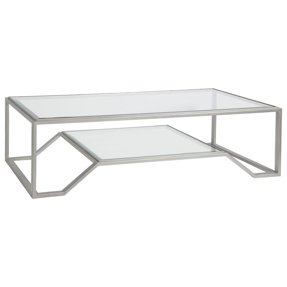 Byron Rectangular Cocktail Table - Argento – France & Son