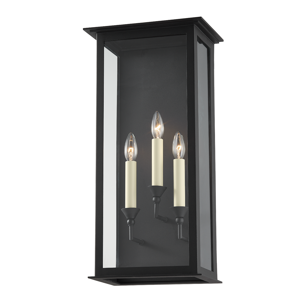 Chauncey Wall Sconce - Textured Black – France & Son