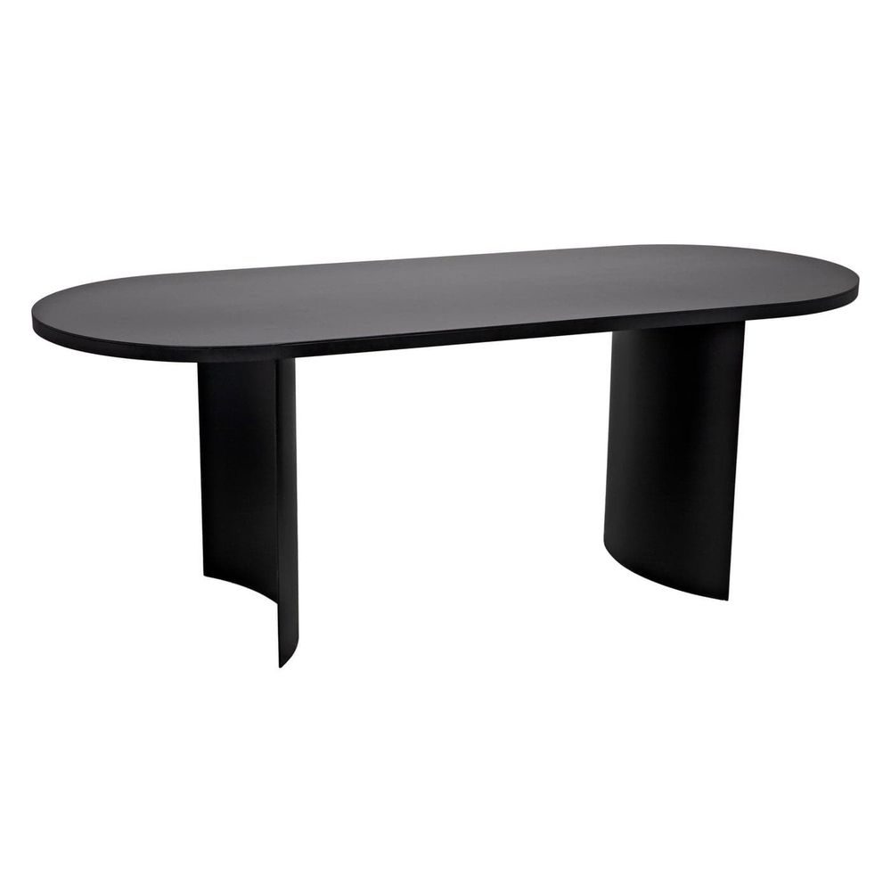 Concave Table by Noir Dining Tables NOIR-GTAB587MTB – France & Son