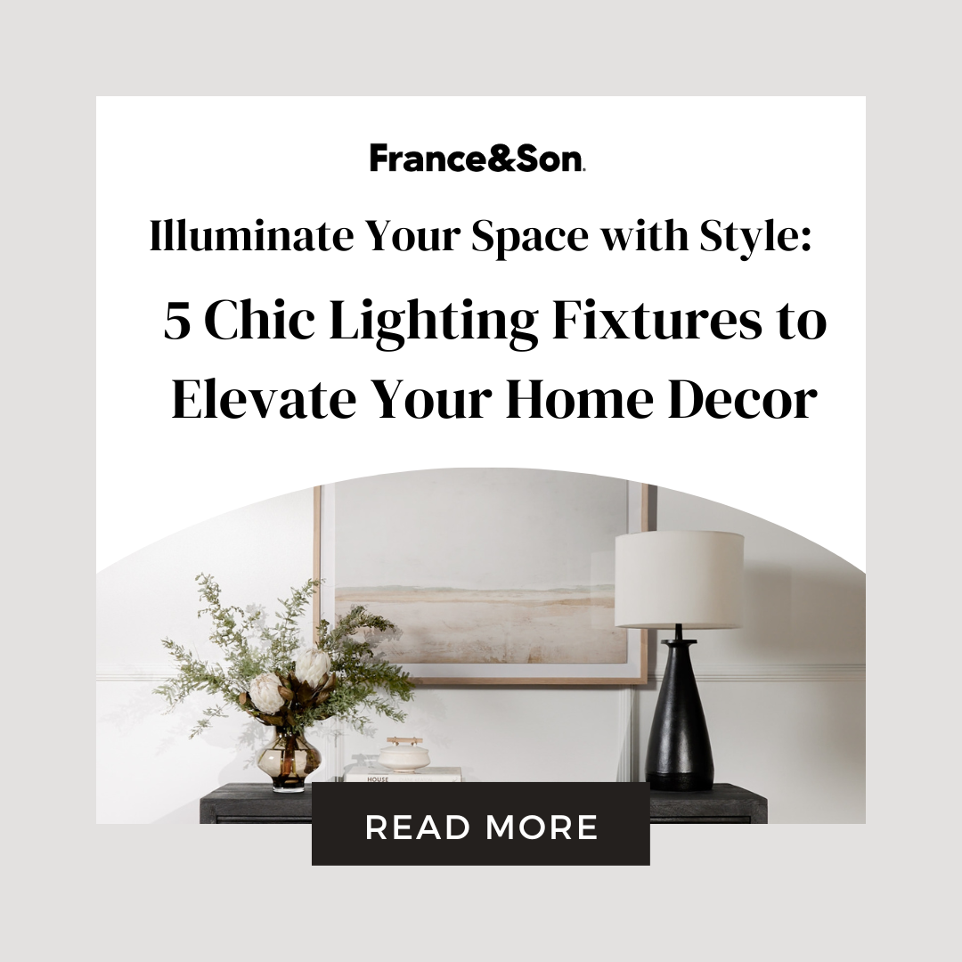 Illuminate Your Space with Style: 5 Chic Lighting Fixtures to Elevate ...