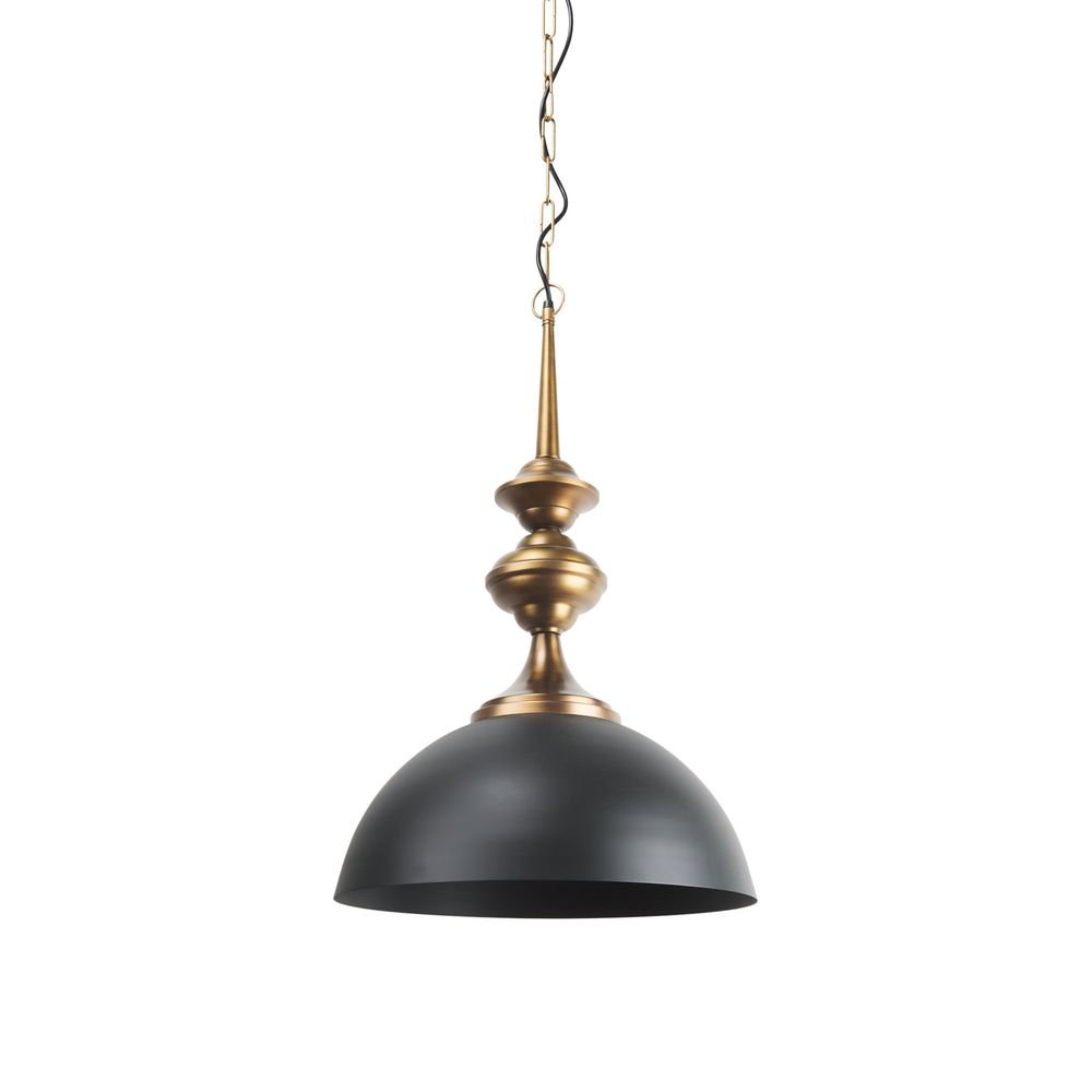Sanaa Black Iron | Antique Brass Pendant Light – France & Son