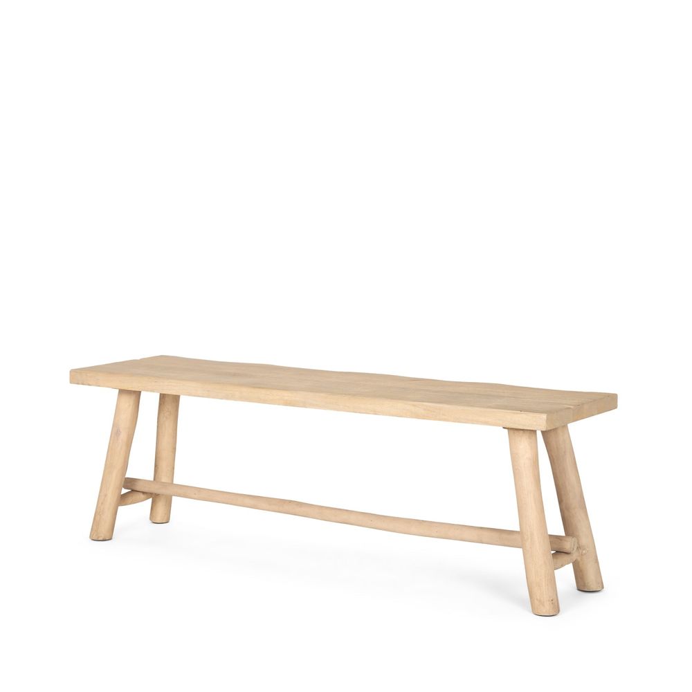 Jade Light Brown Bench – France & Son