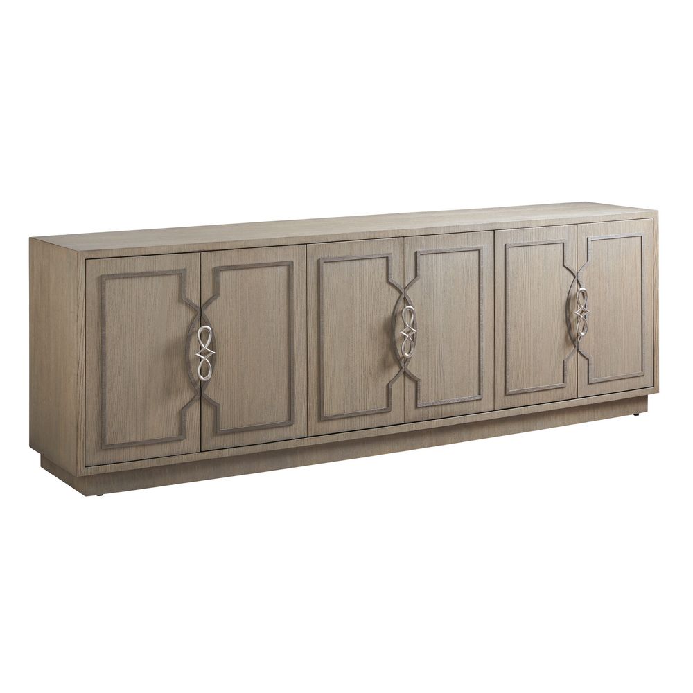 Grove Park Long Media Console - Gray – France & Son