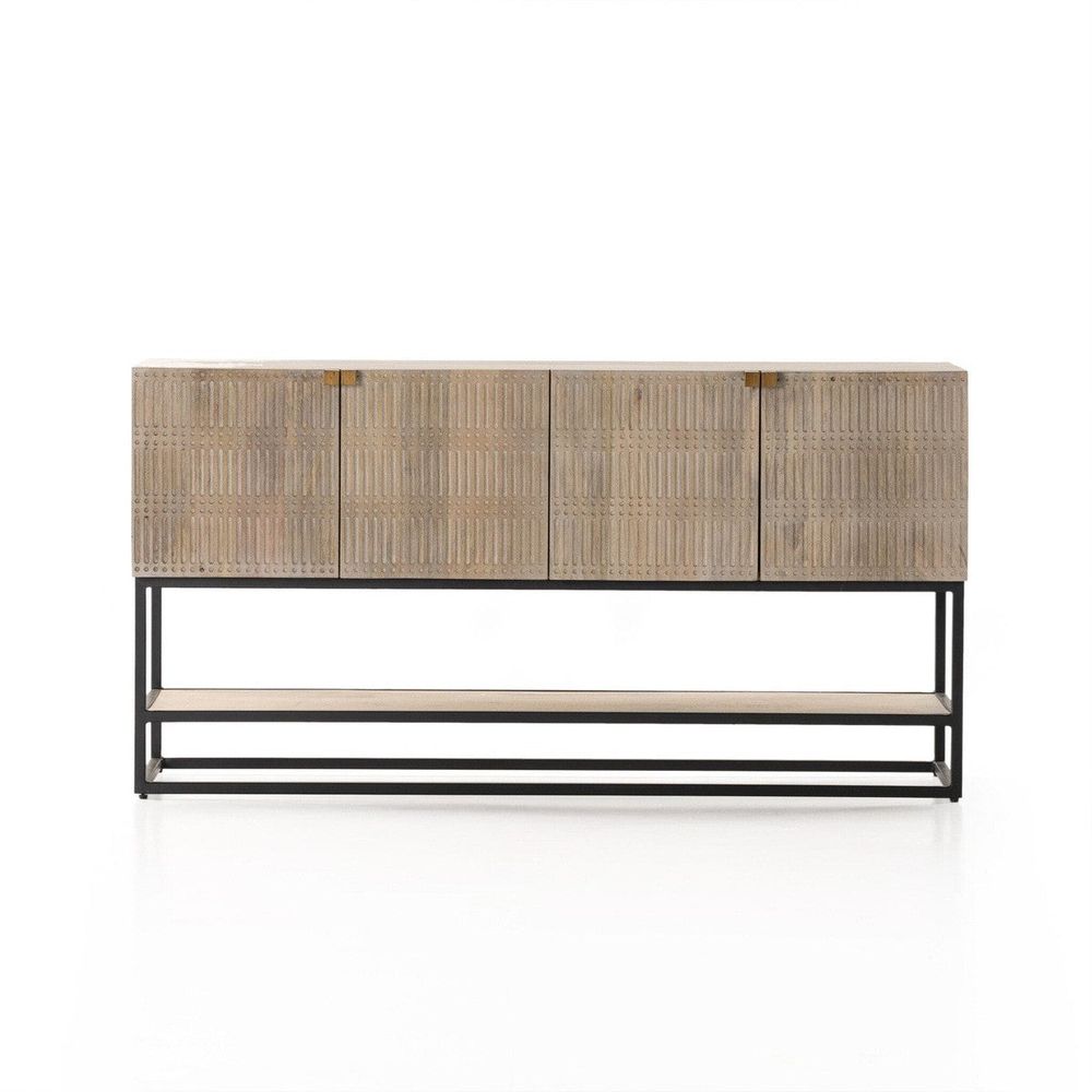 Shelby Small Media Cabinet - Light Wash Mango – France & Son