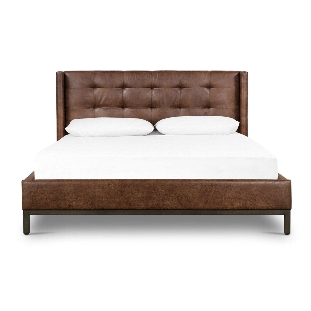 Newton Bed - Vintage Tobacco - Queen – France & Son