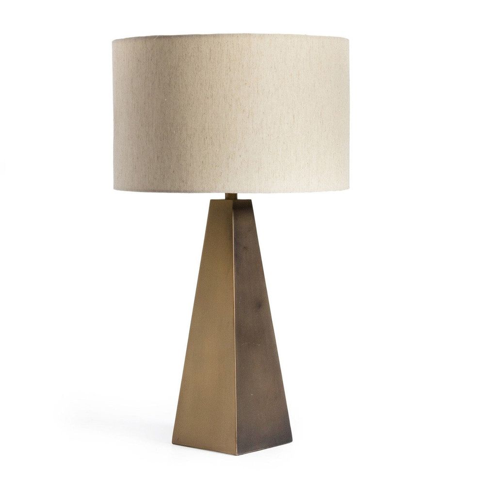 Leonard Table Lamp - Dark Antique Brass – France & Son