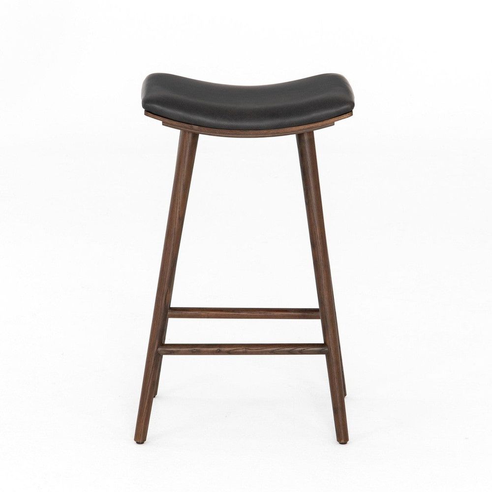 Liberty Bar Stool - Distressed Black – France & Son
