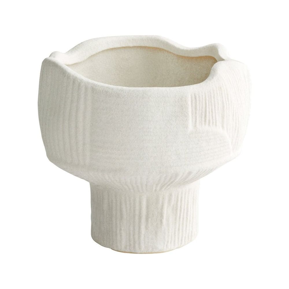 Astreae Pedestal Bowl | White - – France & Son