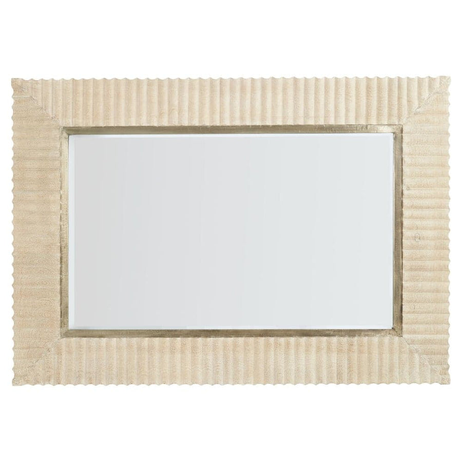 Estriada Rectangle Mirror - White – France & Son