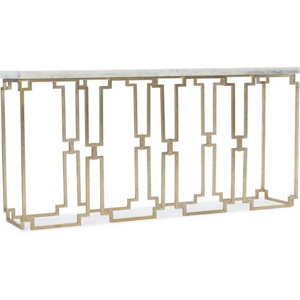 Shop The Verona Console Table - Gold Silver - Marble Metal Console ...