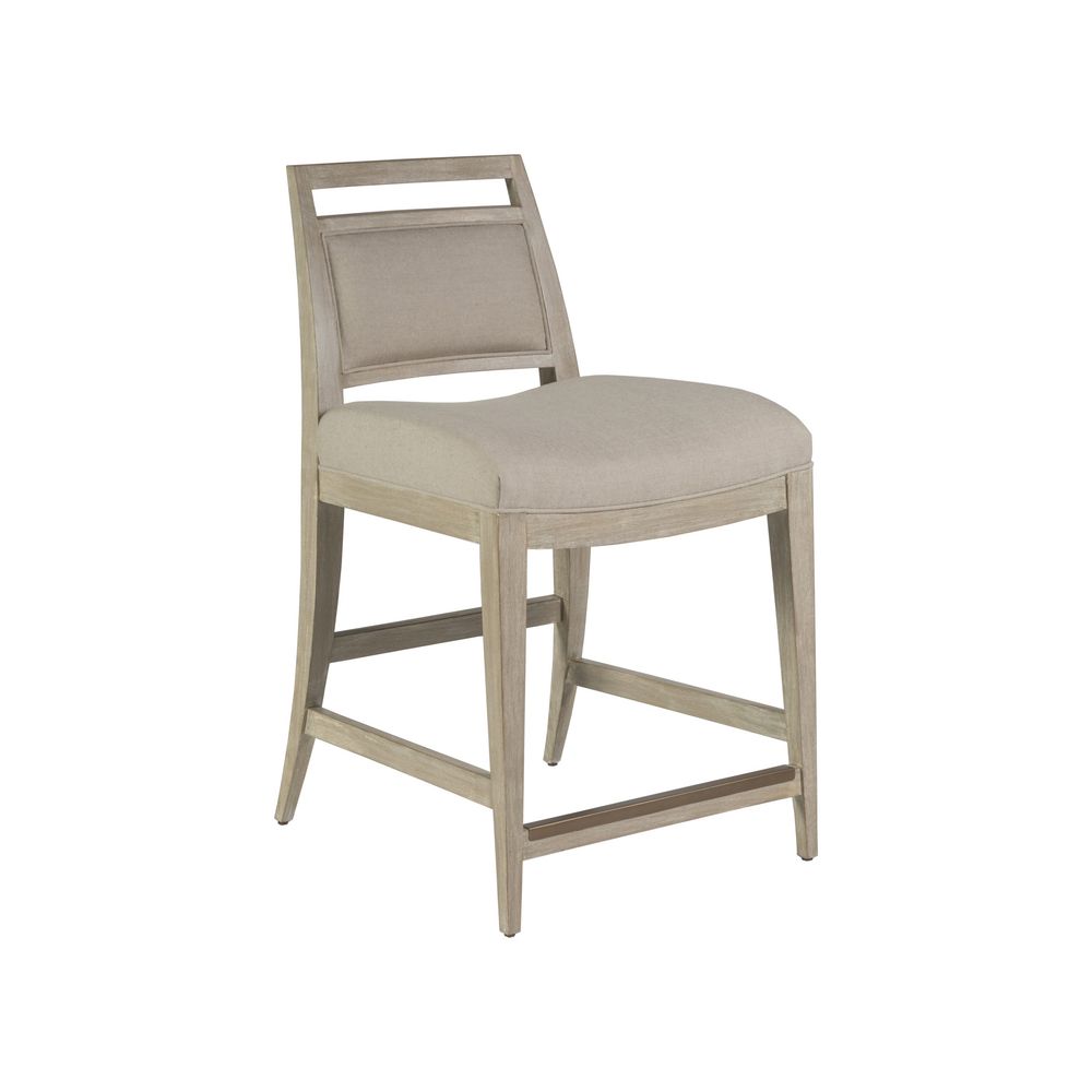 Nico Upholstered Counter Stool - Bianco – France & Son