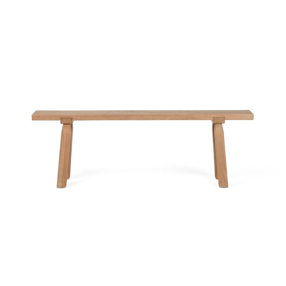 Liana Accent Bench - Natural Elm – France & Son