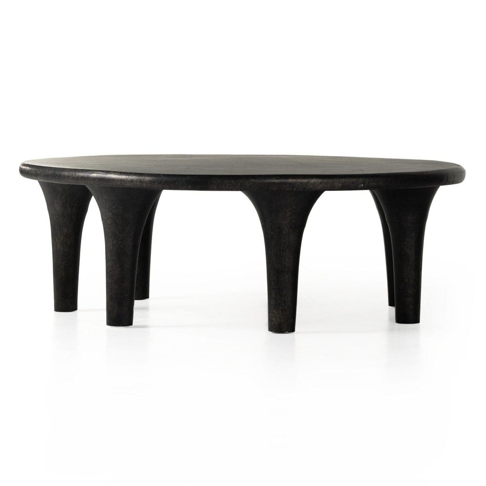 Copia Coffee Table - Raw Black – France & Son