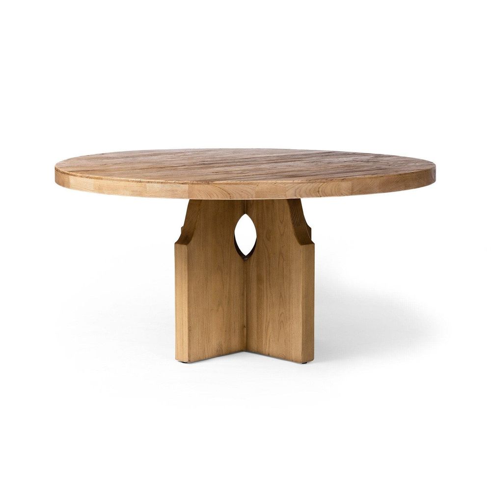 Beckett Round Dining Table - Natural Elm – France & Son