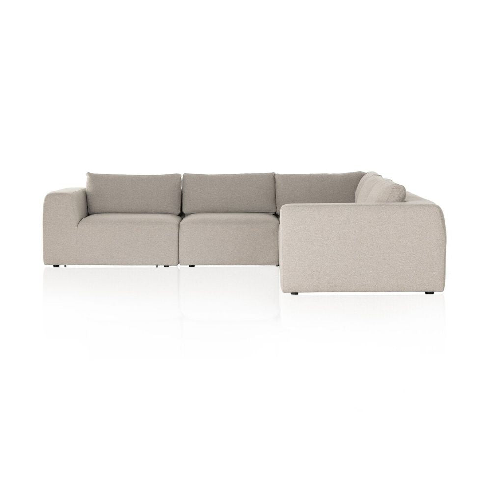 Kaylee 5-Piece Sectional - Sofa - Torrance Silver – France & Son