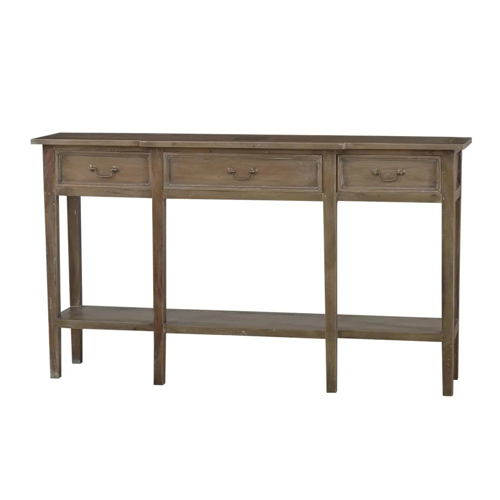 Amherst Narrow Console Table in Straw Wash – France & Son