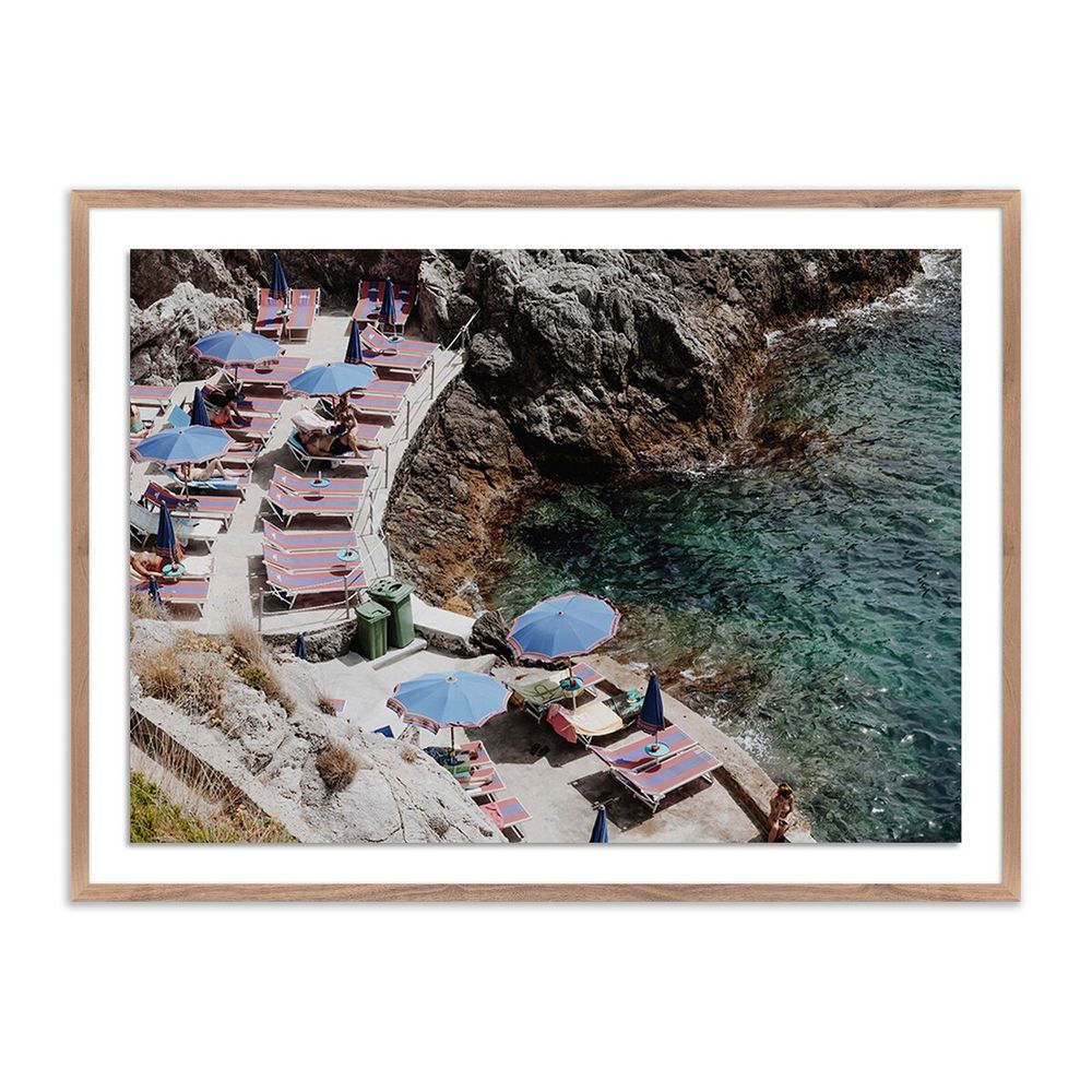 Capo Di Conca Ii By Natalie Obradovich - 72"X48" - Rustic Walnut ...