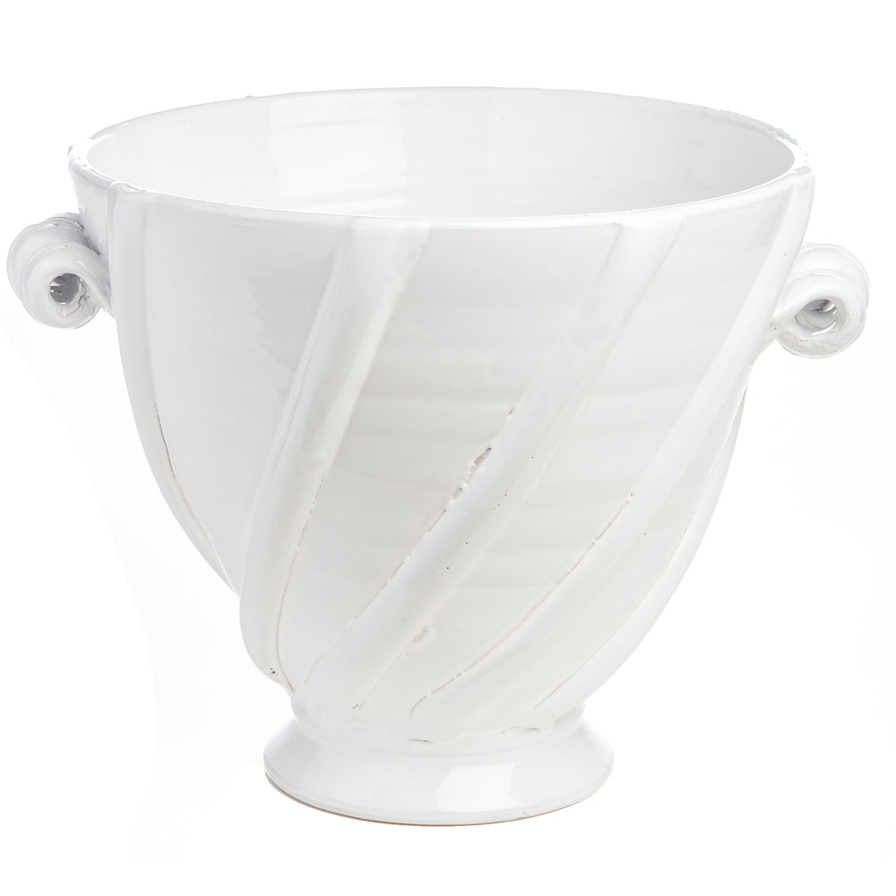 White Ribbon Cachepot - Large – France & Son