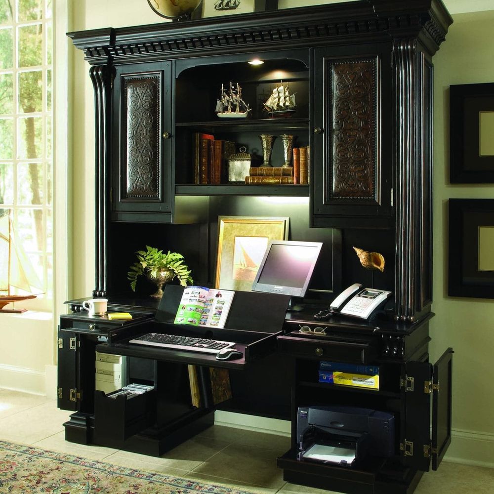 Shop The Highlands Computer Wall System Bookcases, Cabinets & Shelving ...
