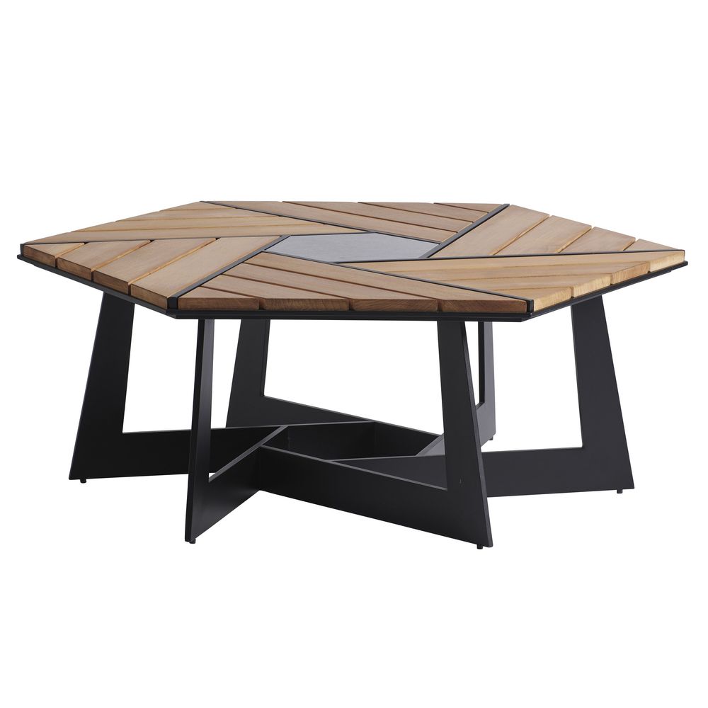 Hexagonal Cocktail Table - 3940 Graphite – France & Son