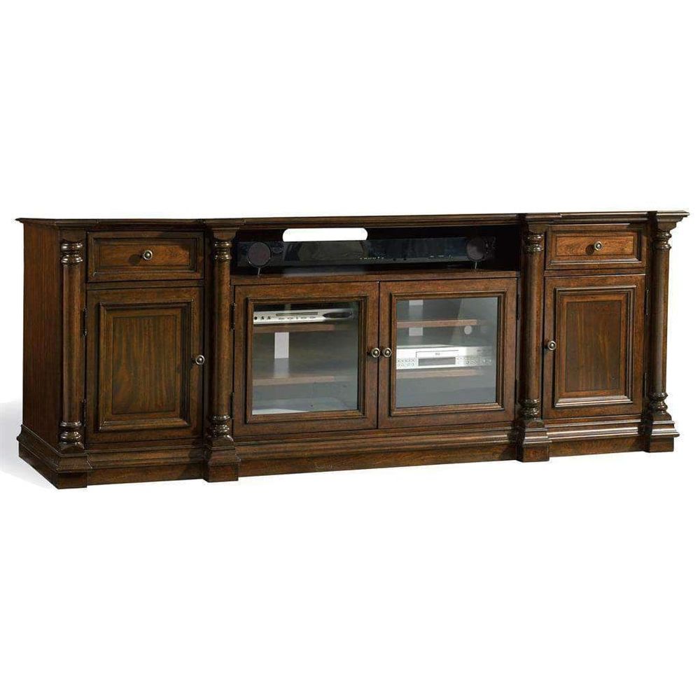 Shop The Windsor Entertainment Console - Brown TV Stands & Media ...