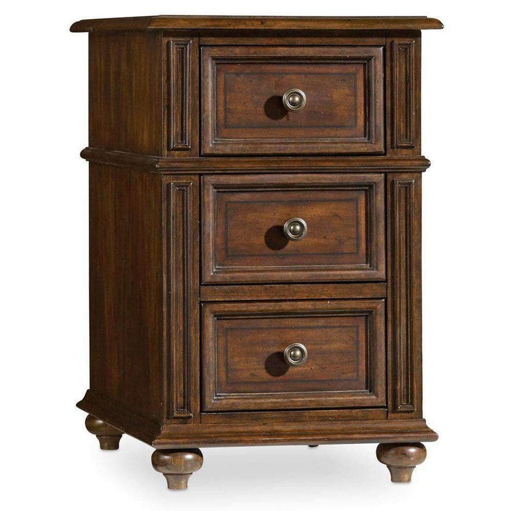Shop The Windsor Chairside Chest - Brown - Rectangle Side Tables ...