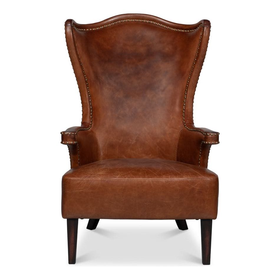 Drake Distilled Leather Chair – France & Son