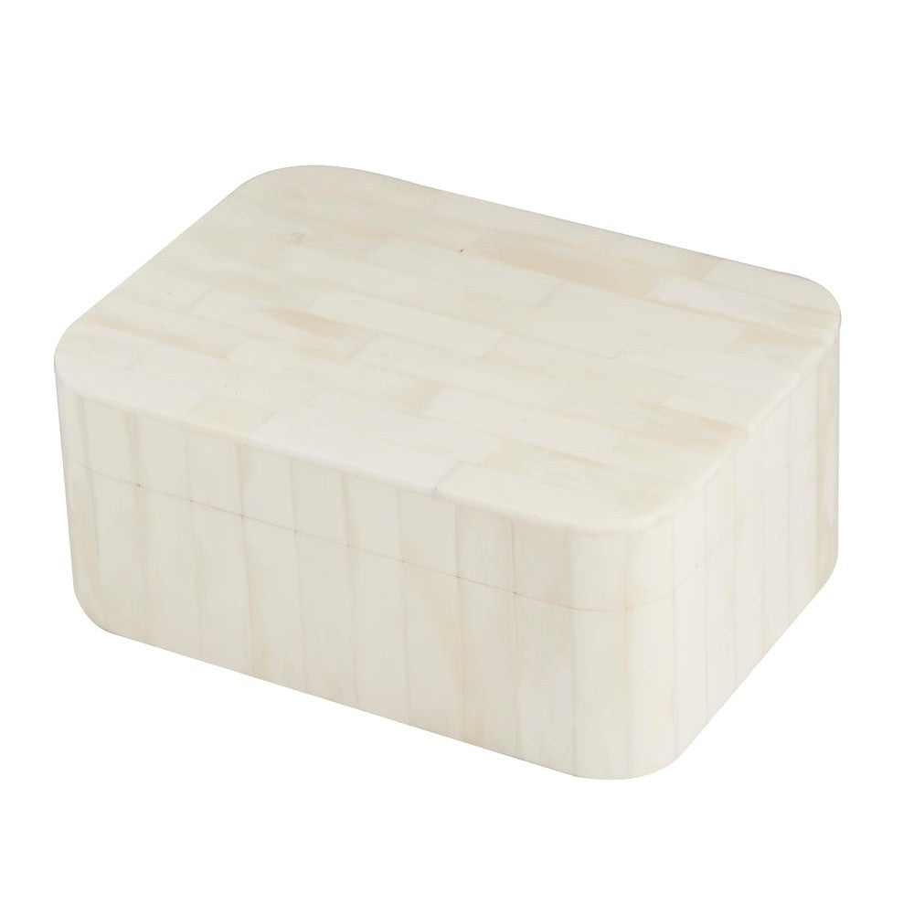 Ivory Bone Inlaid Box, Large – France & Son