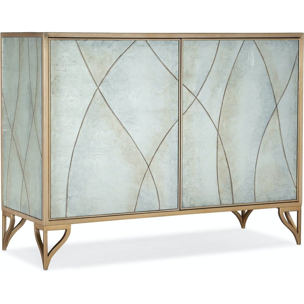 Shop The Margot Two Door Chest - Gold Silver - Metal Dressers & Chests ...