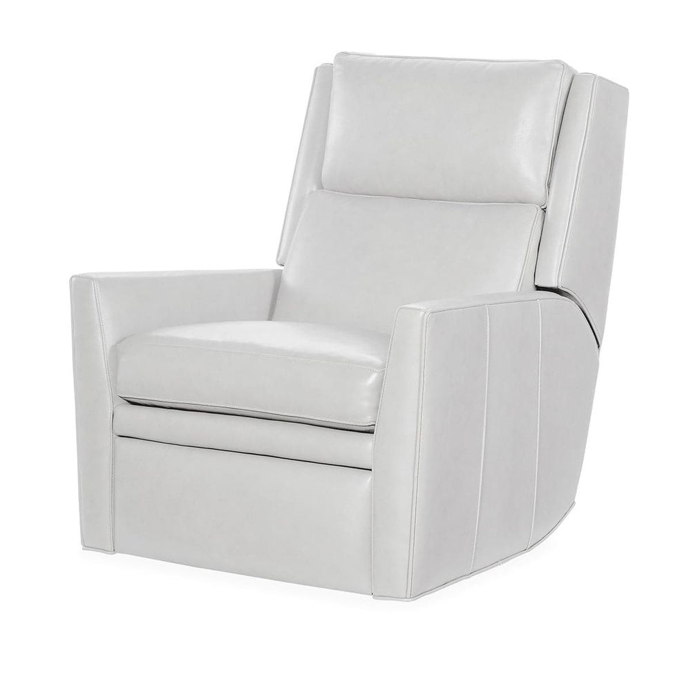 Cloud Zero Gravity Sky Recliner w/ Power Headrest in Bleached White Le ...