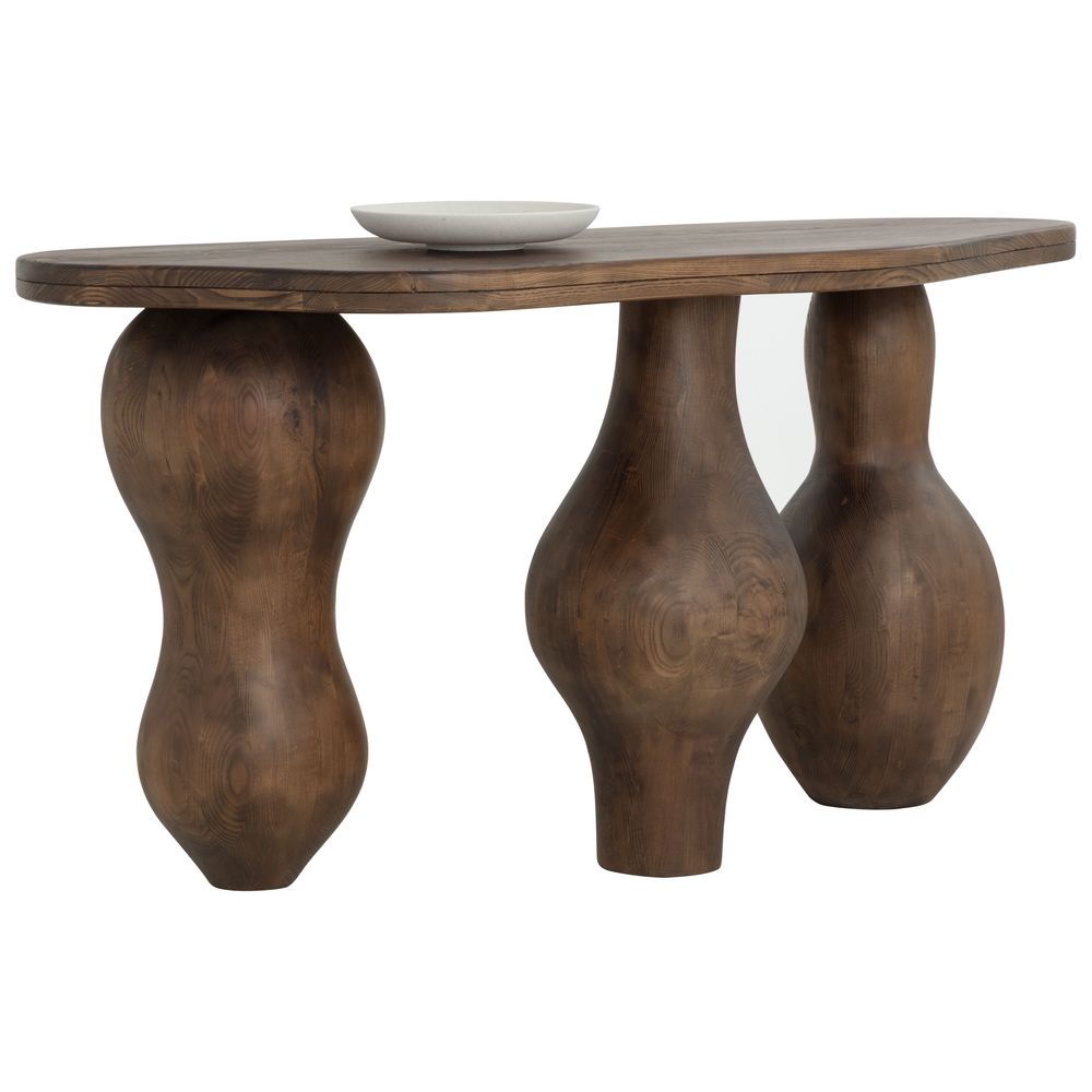 Miro Console Table - Brown – France & Son