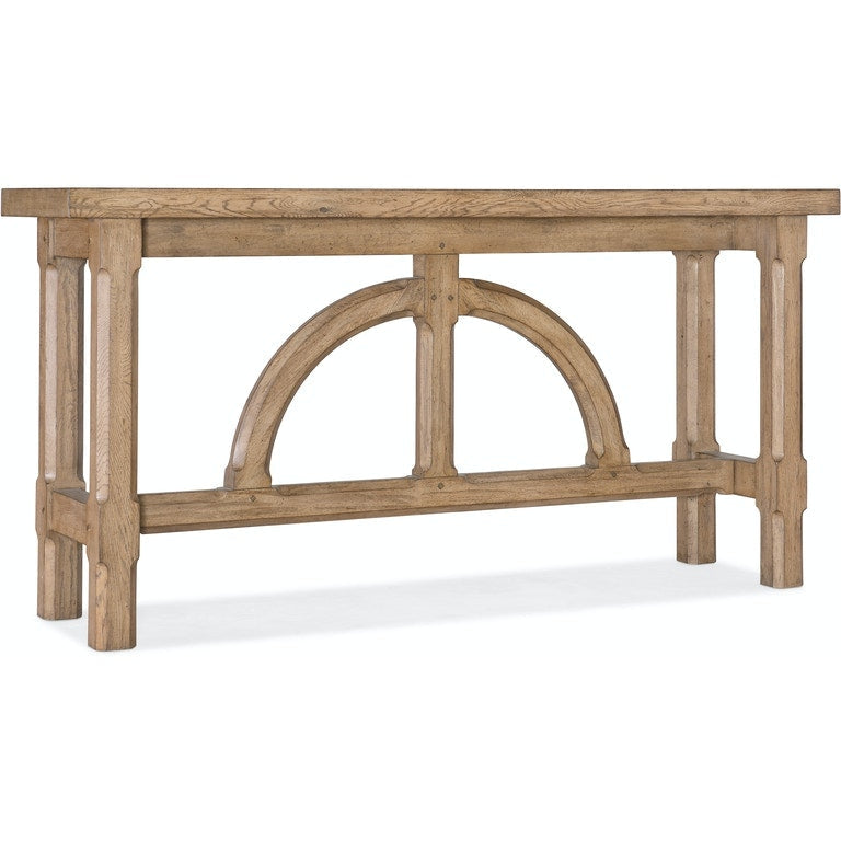 Shop The Sierra Console Table - Light Wood Finish - Natural - Wood ...