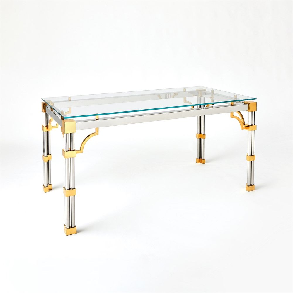 Tri-Column Library Table – France & Son