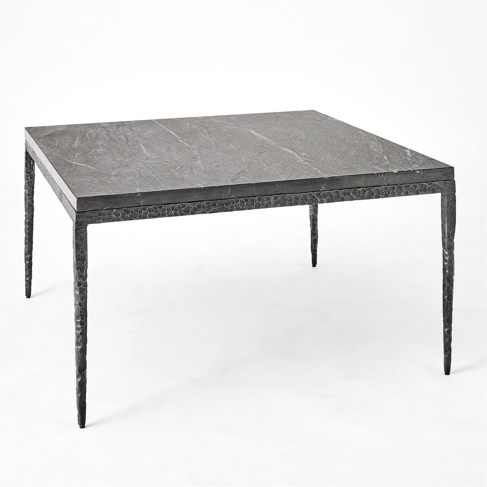 Forrester Cocktail Table-Blackened/Flamed Marble – France & Son