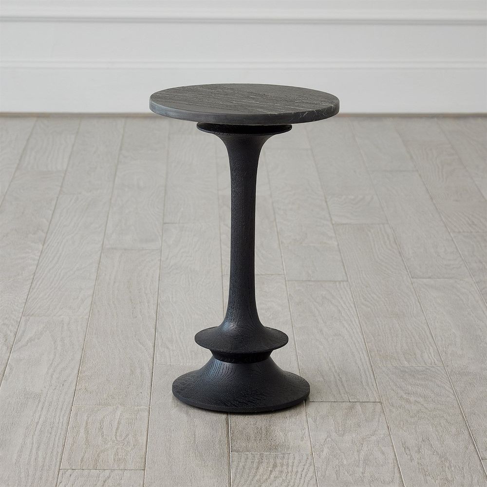 Oasis Side Table-Black-Sm – France & Son