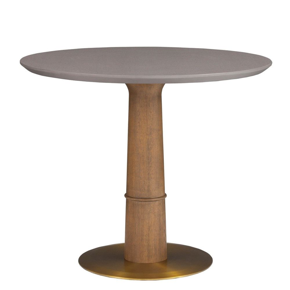 Provence Round Dining Table 36 in - Heathered Grey – France & Son