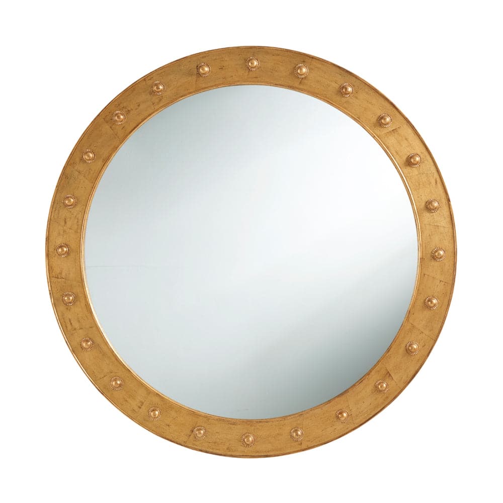 Liza Round Mirror (CP) by Theodore Alexander Mirrors THEO-AXH31015.C112 ...
