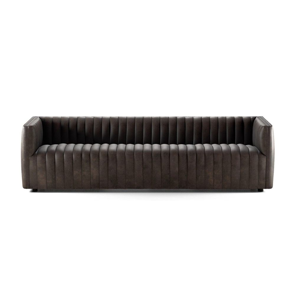 Alexander Sofa - Deacon Wolf Leather - 97" – France & Son