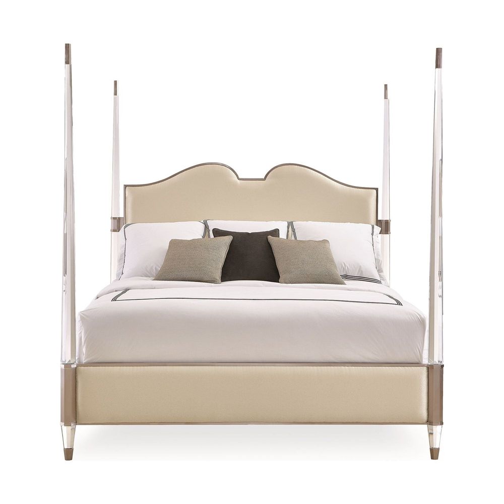 Clarity Acrylic Post Bed - King – France & Son