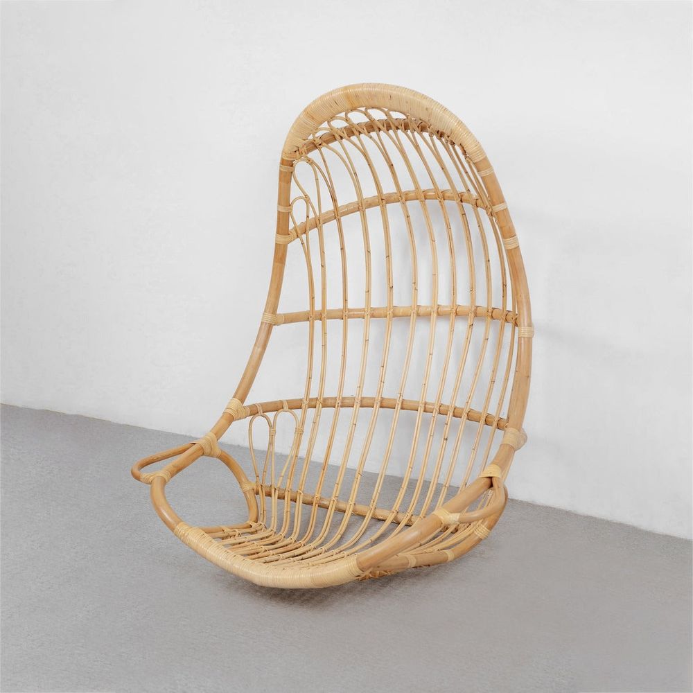 Viggo Rattan Hanging Cage Chair - Rental Price/Week – France & Son