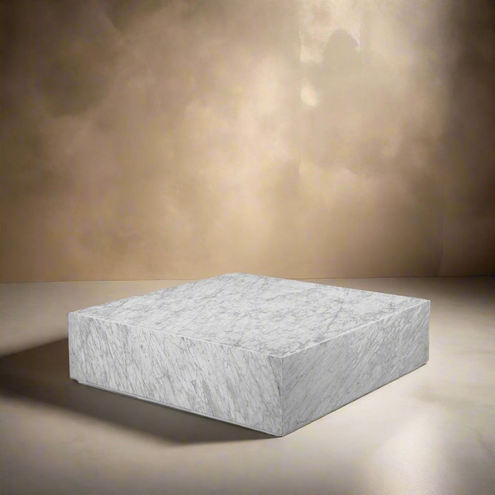 Marble Monolith Square Coffee Table – France & Son