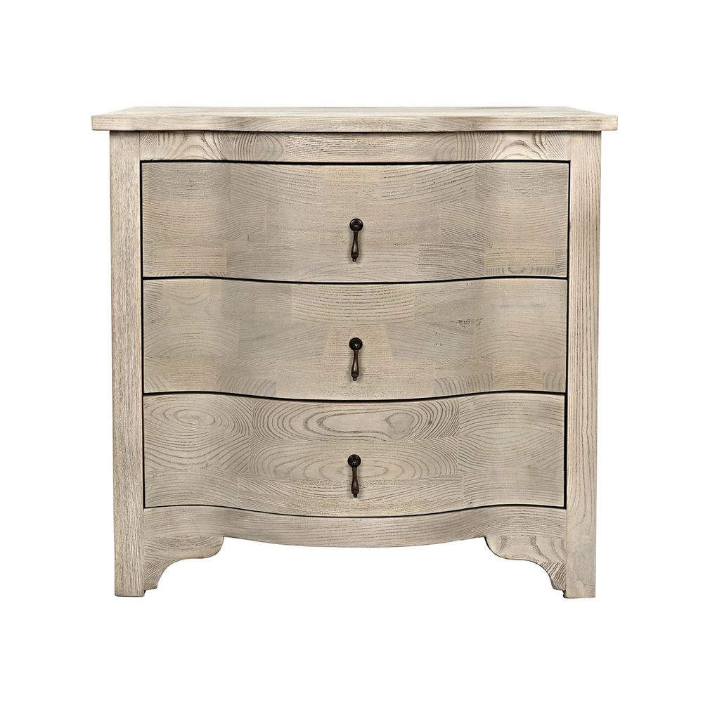 Curved Front Side Table by Noir Side Tables NOIR-GTAB290VGR – France & Son