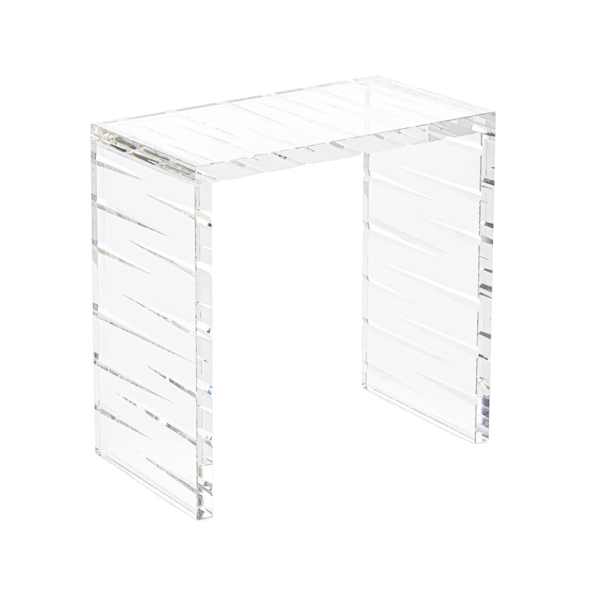 Cut Crystal Side Table – France & Son