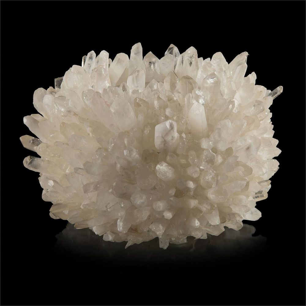 Solis Quartz Crystal Bowl - White - Stone – France & Son