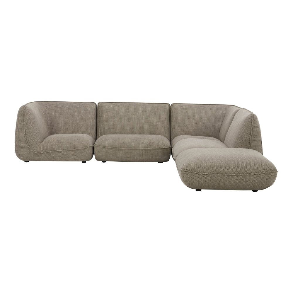 Zeppelin Lounge Modular Sectional Speckled Pumice – France & Son