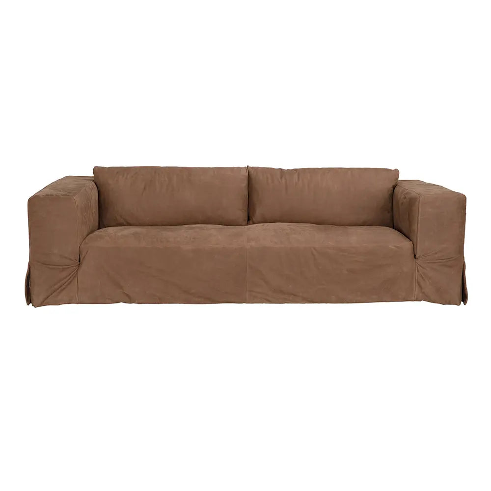 Plato Sofa, Orris Brown Leather – France & Son