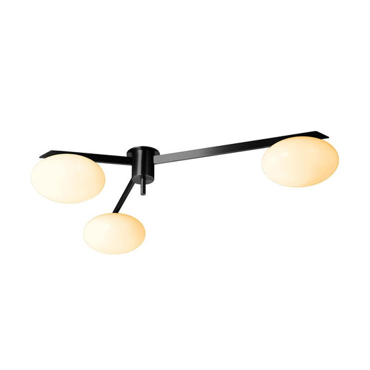 Lelli Three Arm Ceiling Light - Brass – France & Son