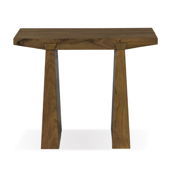 Keystone Reclaimed Wood Side Table - Rustic – France & Son