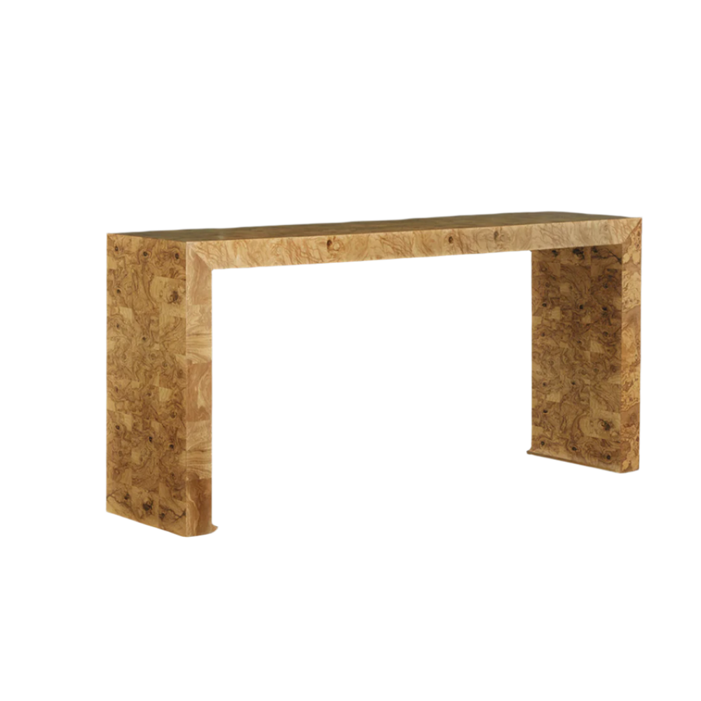 Slab Console - Olive Ash Burl by Modern History Console Tables MODERN ...